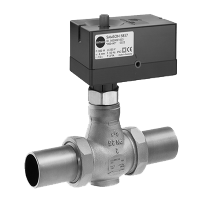 3222 - electric - DIN - Globe valve